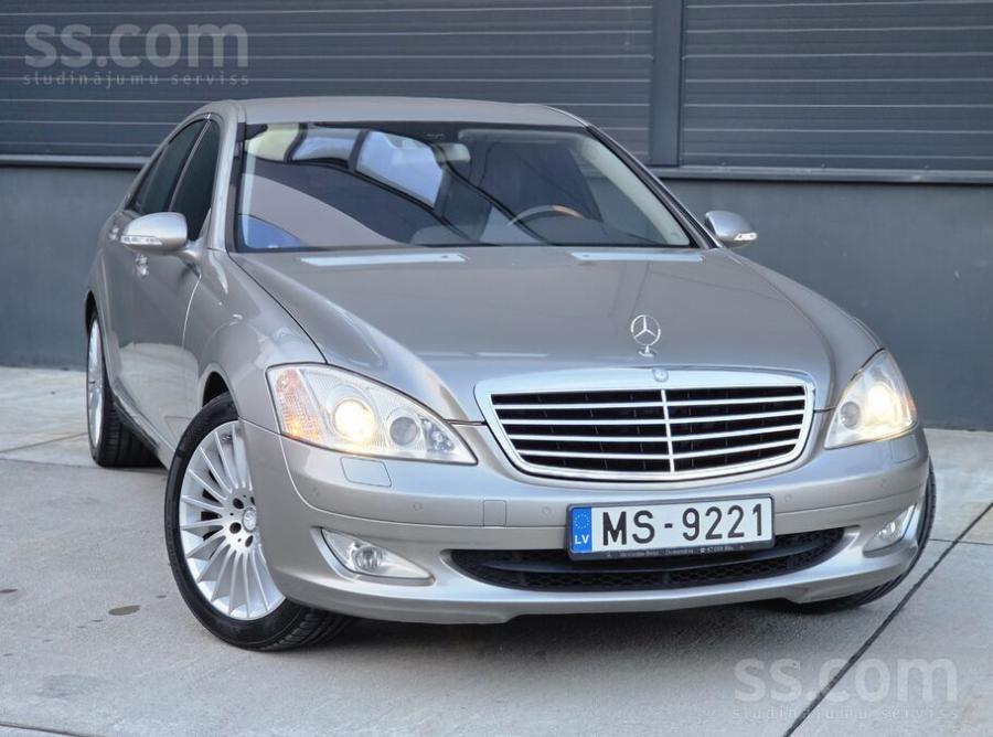 Pelēks Mercedes-Benz S 350 2007 Rīga, ar dzinēja tilpumu 3.50 L un nobraukumu 202 tūkst. km par 8600 €, foto 3 vietnē AUTOMOTO.COM.LV