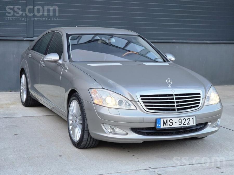 Pelēks Mercedes-Benz S 350 2007 Rīga, ar dzinēja tilpumu 3.50 L un nobraukumu 202 tūkst. km par 8600 €, foto 4 vietnē AUTOMOTO.COM.LV