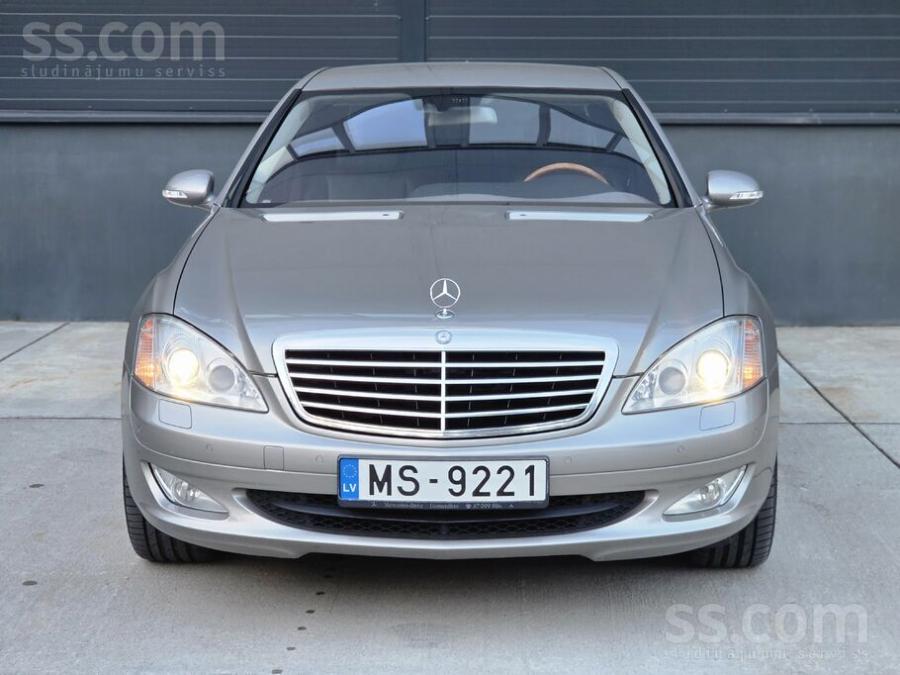 Pelēks Mercedes-Benz S 350 2007 Rīga, ar dzinēja tilpumu 3.50 L un nobraukumu 202 tūkst. km par 8600 €, foto 5 vietnē AUTOMOTO.COM.LV