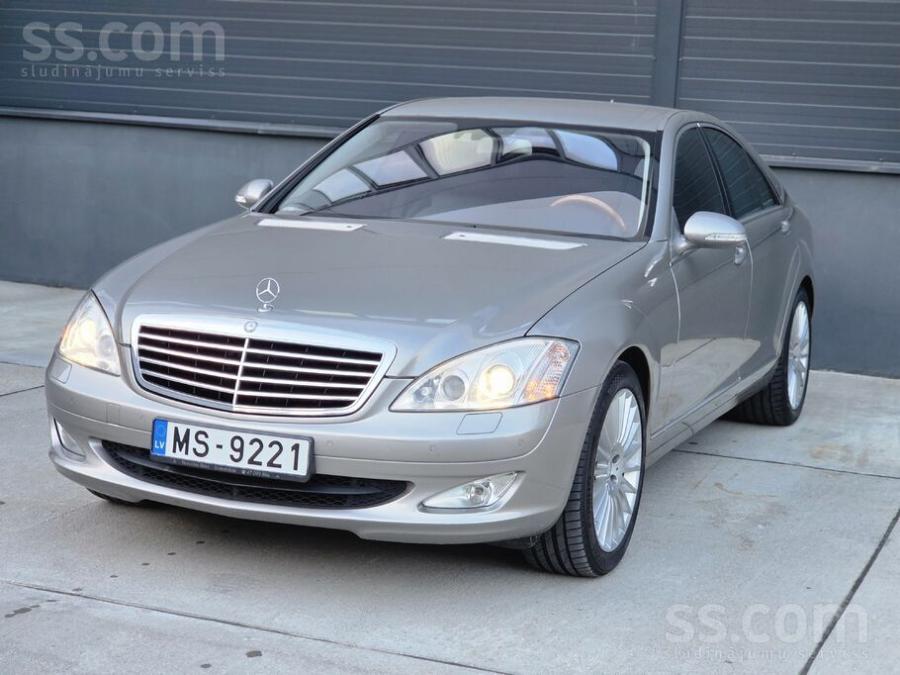 Pelēks Mercedes-Benz S 350 2007 Rīga, ar dzinēja tilpumu 3.50 L un nobraukumu 202 tūkst. km par 8600 €, foto 6 vietnē AUTOMOTO.COM.LV