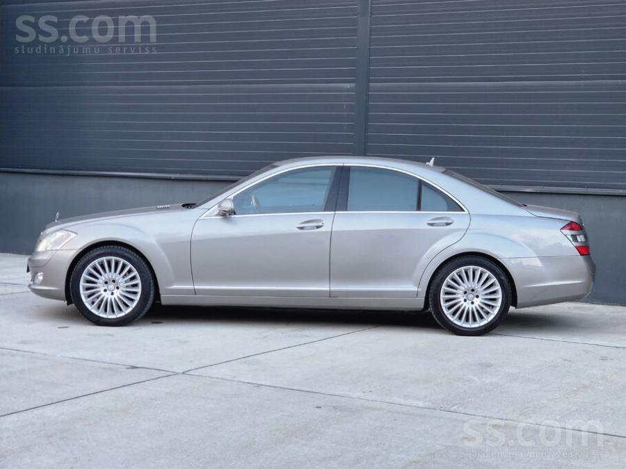 Pelēks Mercedes-Benz S 350 2007 Rīga, ar dzinēja tilpumu 3.50 L un nobraukumu 202 tūkst. km par 8600 €, foto 12 vietnē AUTOMOTO.COM.LV