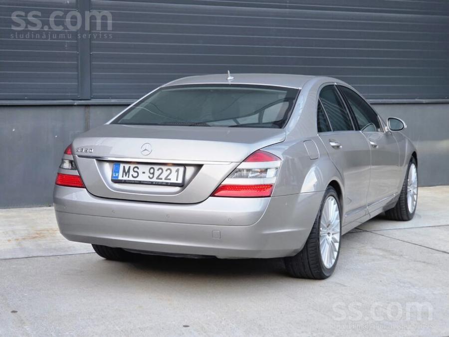 Pelēks Mercedes-Benz S 350 2007 Rīga, ar dzinēja tilpumu 3.50 L un nobraukumu 202 tūkst. km par 8600 €, foto 15 vietnē AUTOMOTO.COM.LV