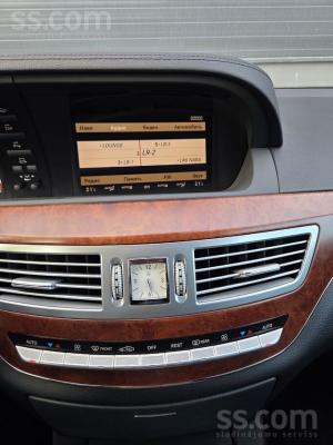 Pelēks Mercedes-Benz S 350 2007 Rīga, ar dzinēja tilpumu 3.50 L un nobraukumu 202 tūkst. km par 8600 €, foto 31 vietnē AUTOMOTO.COM.LV
