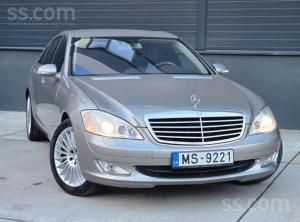 Grey Mercedes-Benz S 350 2007 in Riga, with an engine capacity of 3.50 L and mileage of 201 thousand km for 8600 €, photo 3 on AUTOMOTO.COM.LV
