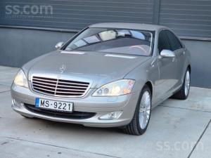 Grey Mercedes-Benz S 350 2007 in Riga, with an engine capacity of 3.50 L and mileage of 201 thousand km for 8600 €, photo 7 on AUTOMOTO.COM.LV