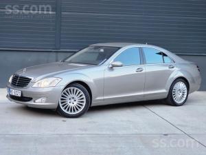 Grey Mercedes-Benz S 350 2007 in Riga, with an engine capacity of 3.50 L and mileage of 201 thousand km for 8600 €, photo 13 on AUTOMOTO.COM.LV