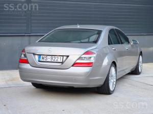 Grey Mercedes-Benz S 350 2007 in Riga, with an engine capacity of 3.50 L and mileage of 201 thousand km for 8600 €, photo 16 on AUTOMOTO.COM.LV