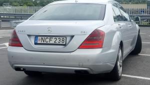 Grey Mercedes-Benz S 350 2010 in Vilnius, with an engine capacity of 3.00 L and mileage of 0 thousand km for 5500 €, photo 3 on AUTOMOTO.COM.LV