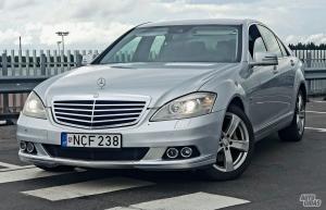 Grey Mercedes-Benz S 350 2010 in Vilnius, with an engine capacity of 3.00 L and mileage of 0 thousand km for 5500 €, photo 5 on AUTOMOTO.COM.LV