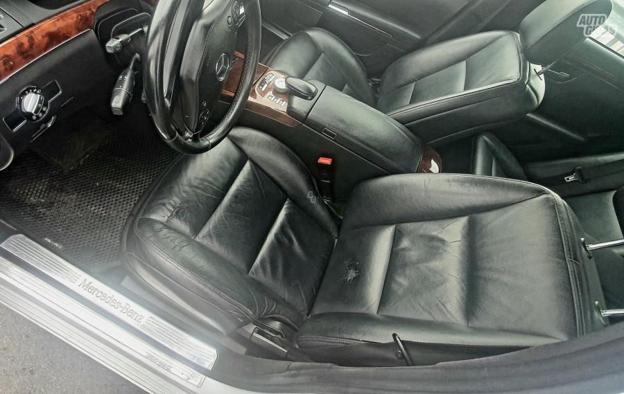 Grey Mercedes-Benz S 350 2010 in Vilnius, with an engine capacity of 3.00 L and mileage of 0 thousand km for 5500 €, photo 8 on AUTOMOTO.COM.LV