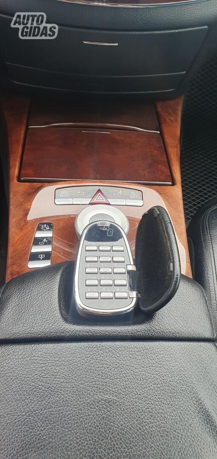 Grey Mercedes-Benz S 350 2010 in Vilnius, with an engine capacity of 3.00 L and mileage of 0 thousand km for 5500 €, photo 13 on AUTOMOTO.COM.LV