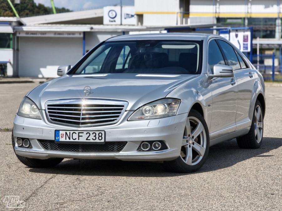 Grey Mercedes-Benz S 350 2010 in Vilnius, with an engine capacity of 3.00 L and mileage of 380 thousand km for 5700 €, photo 1 on AUTOMOTO.COM.LV