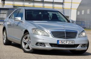 Grey Mercedes-Benz S 350 2010 in Vilnius, with an engine capacity of 3.00 L and mileage of 380 thousand km for 5700 €, photo 5 on AUTOMOTO.COM.LV