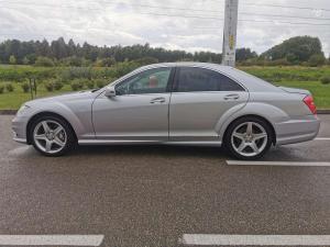 Grey Mercedes-Benz S 350 2013 in Siauliai, with an engine capacity of 2.99 L and mileage of 268 thousand km for 9300 €, photo 5 on AUTOMOTO.COM.LV