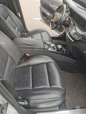 Grey Mercedes-Benz S 350 2013 in Siauliai, with an engine capacity of 2.99 L and mileage of 268 thousand km for 9300 €, photo 15 on AUTOMOTO.COM.LV