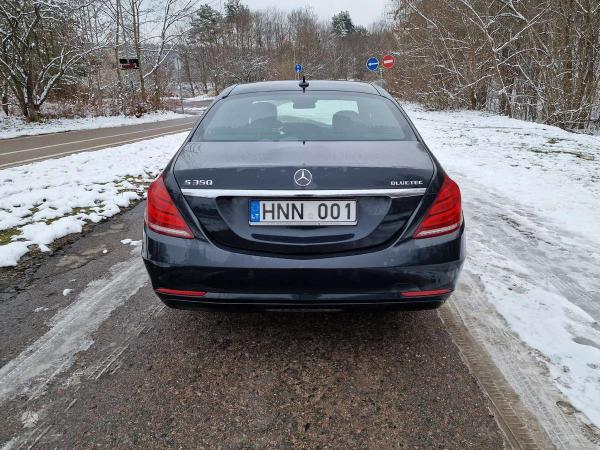Grey Mercedes-Benz S 350 2014 in Vilnius, with an engine capacity of 2.99 L and mileage of 345 thousand km for 17650 €, photo 6 on AUTOMOTO.COM.LV