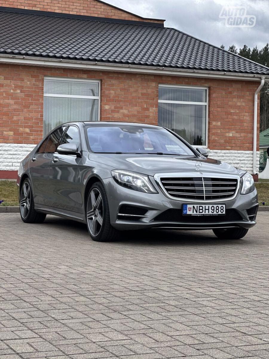 Pelēks Mercedes-Benz S 350 2014 Viļņa, ar dzinēja tilpumu 3.00 L un nobraukumu 195 tūkst. km par 22900 €, foto 1 vietnē AUTOMOTO.COM.LV