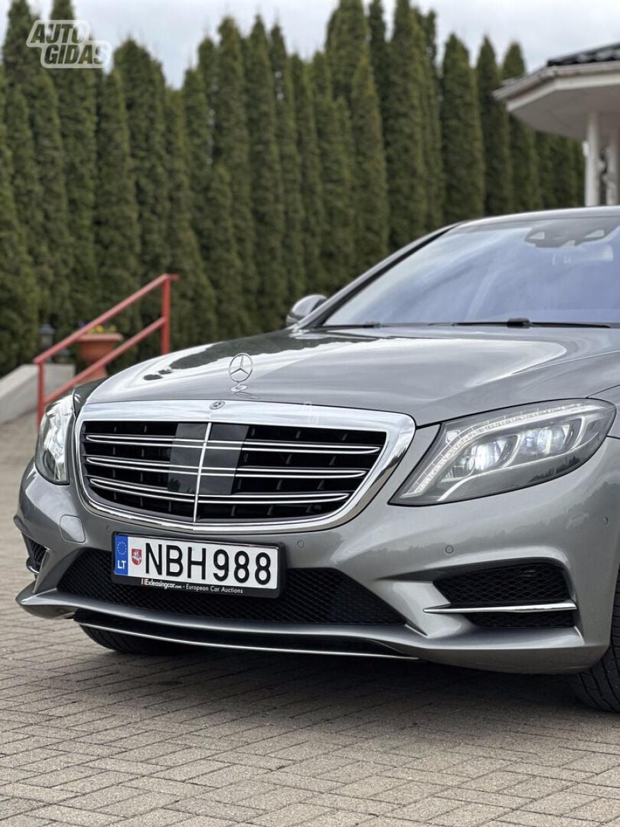 Pelēks Mercedes-Benz S 350 2014 Viļņa, ar dzinēja tilpumu 3.00 L un nobraukumu 195 tūkst. km par 22900 €, foto 9 vietnē AUTOMOTO.COM.LV