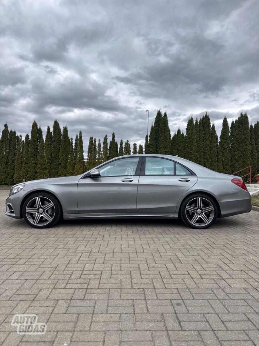 Pelēks Mercedes-Benz S 350 2014 Viļņa, ar dzinēja tilpumu 3.00 L un nobraukumu 195 tūkst. km par 22900 €, foto 10 vietnē AUTOMOTO.COM.LV