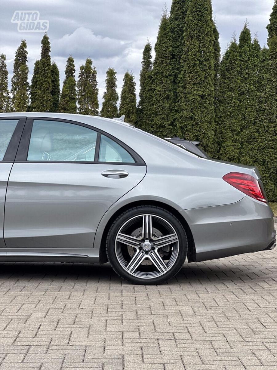 Pelēks Mercedes-Benz S 350 2014 Viļņa, ar dzinēja tilpumu 3.00 L un nobraukumu 195 tūkst. km par 22900 €, foto 12 vietnē AUTOMOTO.COM.LV