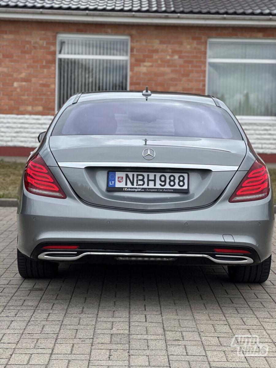 Pelēks Mercedes-Benz S 350 2014 Viļņa, ar dzinēja tilpumu 3.00 L un nobraukumu 195 tūkst. km par 22900 €, foto 19 vietnē AUTOMOTO.COM.LV