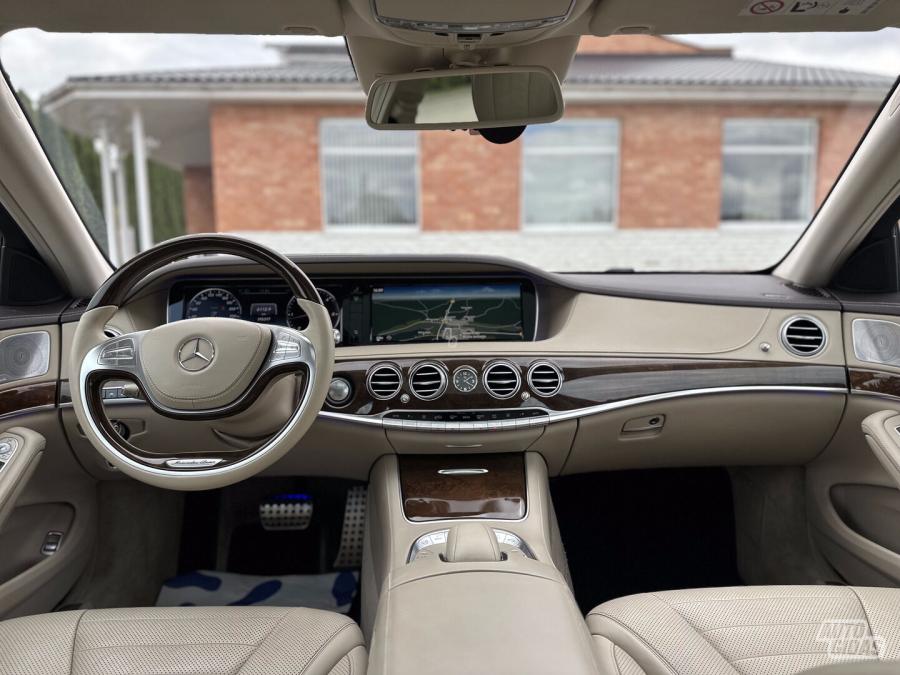 Pelēks Mercedes-Benz S 350 2014 Viļņa, ar dzinēja tilpumu 3.00 L un nobraukumu 195 tūkst. km par 22900 €, foto 36 vietnē AUTOMOTO.COM.LV