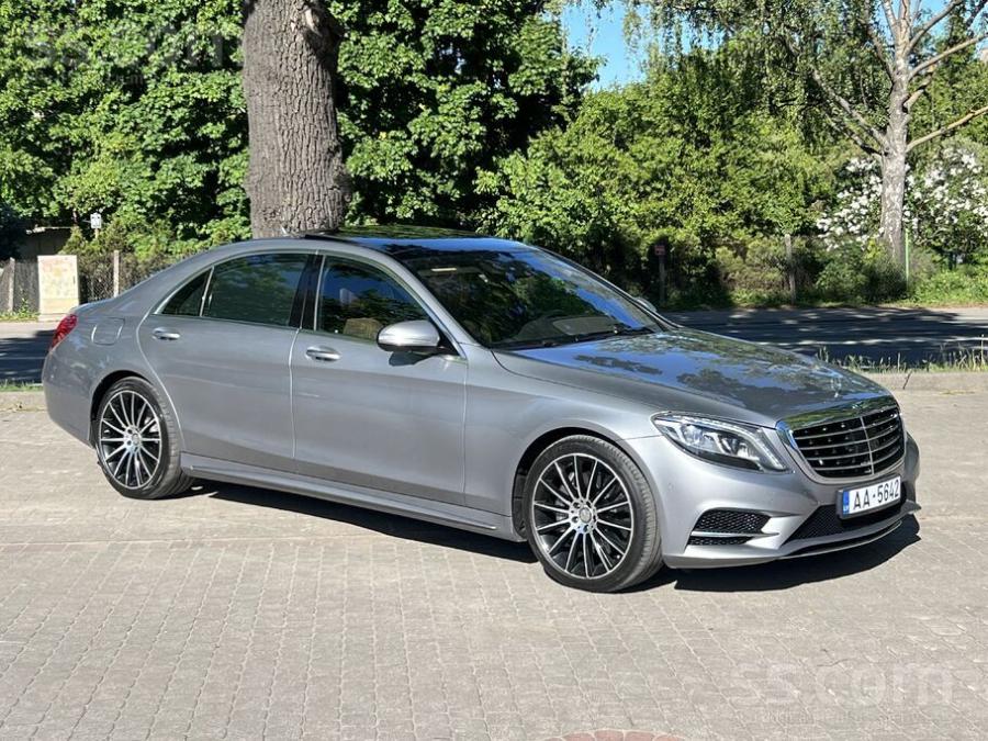 Pelēks Mercedes-Benz S 350 2014 Rīga, ar dzinēja tilpumu 3.00 L un nobraukumu 156 tūkst. km par 29000 €, foto 1 vietnē AUTOMOTO.COM.LV