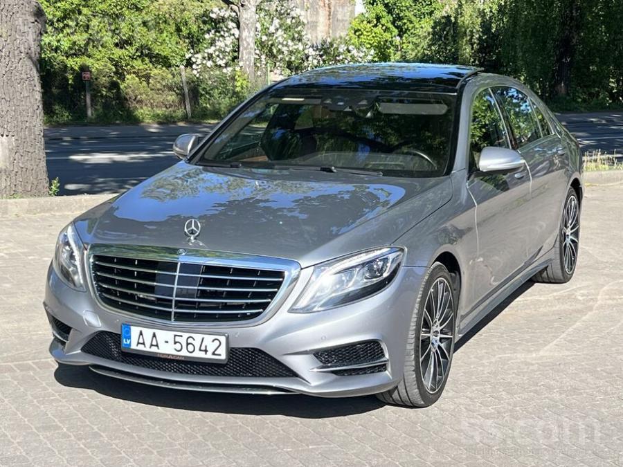 Pelēks Mercedes-Benz S 350 2014 Rīga, ar dzinēja tilpumu 3.00 L un nobraukumu 156 tūkst. km par 29000 €, foto 4 vietnē AUTOMOTO.COM.LV