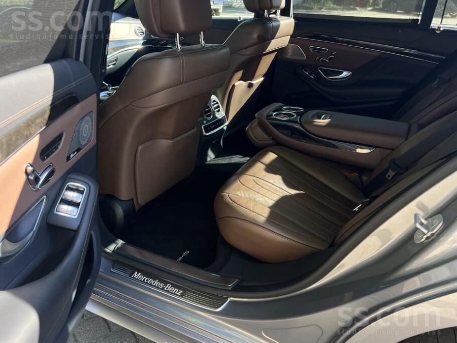 Pelēks Mercedes-Benz S 350 2014 Rīga, ar dzinēja tilpumu 3.00 L un nobraukumu 156 tūkst. km par 29000 €, foto 13 vietnē AUTOMOTO.COM.LV