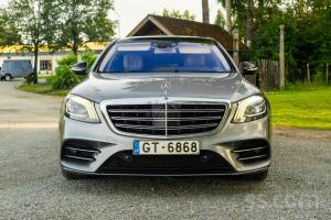 Grey Mercedes-Benz S 350 2014 in Riga, with an engine capacity of 3.00 L and mileage of 285 thousand km for 25900 €, photo 4 on AUTOMOTO.COM.LV