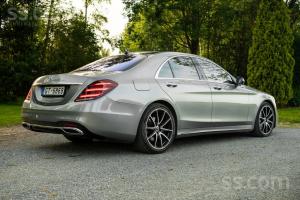Grey Mercedes-Benz S 350 2014 in Riga, with an engine capacity of 3.00 L and mileage of 285 thousand km for 25900 €, photo 8 on AUTOMOTO.COM.LV