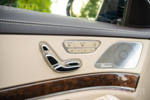 Grey Mercedes-Benz S 350 2014 in Riga, with an engine capacity of 3.00 L and mileage of 285 thousand km for 25900 €, photo 14 on AUTOMOTO.COM.LV