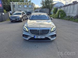 Grey Mercedes-Benz S 350 2014 in Riga, with an engine capacity of 3.00 L and mileage of 276 thousand km for 22990 €, photo 4 on AUTOMOTO.COM.LV
