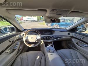Grey Mercedes-Benz S 350 2014 in Riga, with an engine capacity of 3.00 L and mileage of 276 thousand km for 22990 €, photo 14 on AUTOMOTO.COM.LV