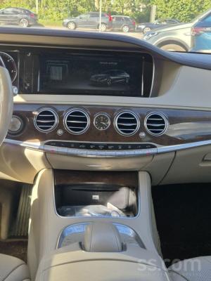 Grey Mercedes-Benz S 350 2014 in Riga, with an engine capacity of 3.00 L and mileage of 276 thousand km for 22990 €, photo 15 on AUTOMOTO.COM.LV