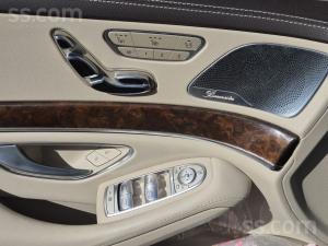 Grey Mercedes-Benz S 350 2014 in Riga, with an engine capacity of 3.00 L and mileage of 276 thousand km for 22990 €, photo 17 on AUTOMOTO.COM.LV