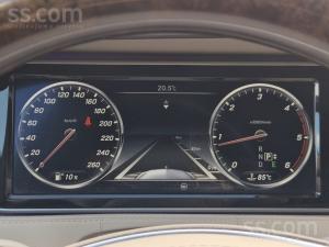 Grey Mercedes-Benz S 350 2014 in Riga, with an engine capacity of 3.00 L and mileage of 276 thousand km for 22990 €, photo 22 on AUTOMOTO.COM.LV