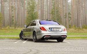 Grey Mercedes-Benz S 350 2014 in Riga, with an engine capacity of 3.00 L and mileage of 276 thousand km for 22990 €, photo 12 on AUTOMOTO.COM.LV
