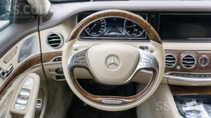 Grey Mercedes-Benz S 350 2014 in Riga, with an engine capacity of 3.00 L and mileage of 276 thousand km for 22990 €, photo 24 on AUTOMOTO.COM.LV
