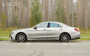 Grey Mercedes-Benz S 350 2014 in Riga, with an engine capacity of 3.00 L and mileage of 276 thousand km for 22990 €, photo 7 on AUTOMOTO.COM.LV