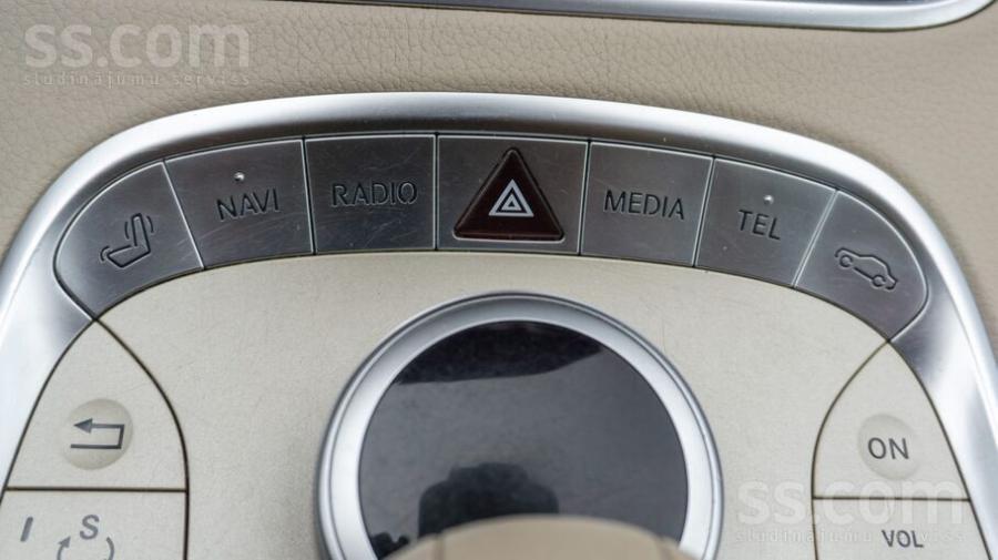 Grey Mercedes-Benz S 350 2014 in Riga, with an engine capacity of 3.00 L and mileage of 276 thousand km for 22990 €, photo 27 on AUTOMOTO.COM.LV