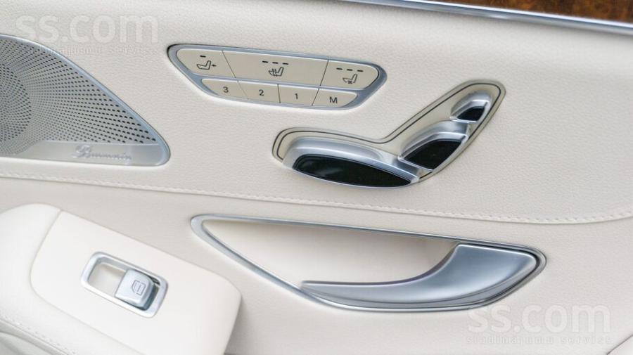 Grey Mercedes-Benz S 350 2014 in Riga, with an engine capacity of 3.00 L and mileage of 276 thousand km for 22990 €, photo 61 on AUTOMOTO.COM.LV