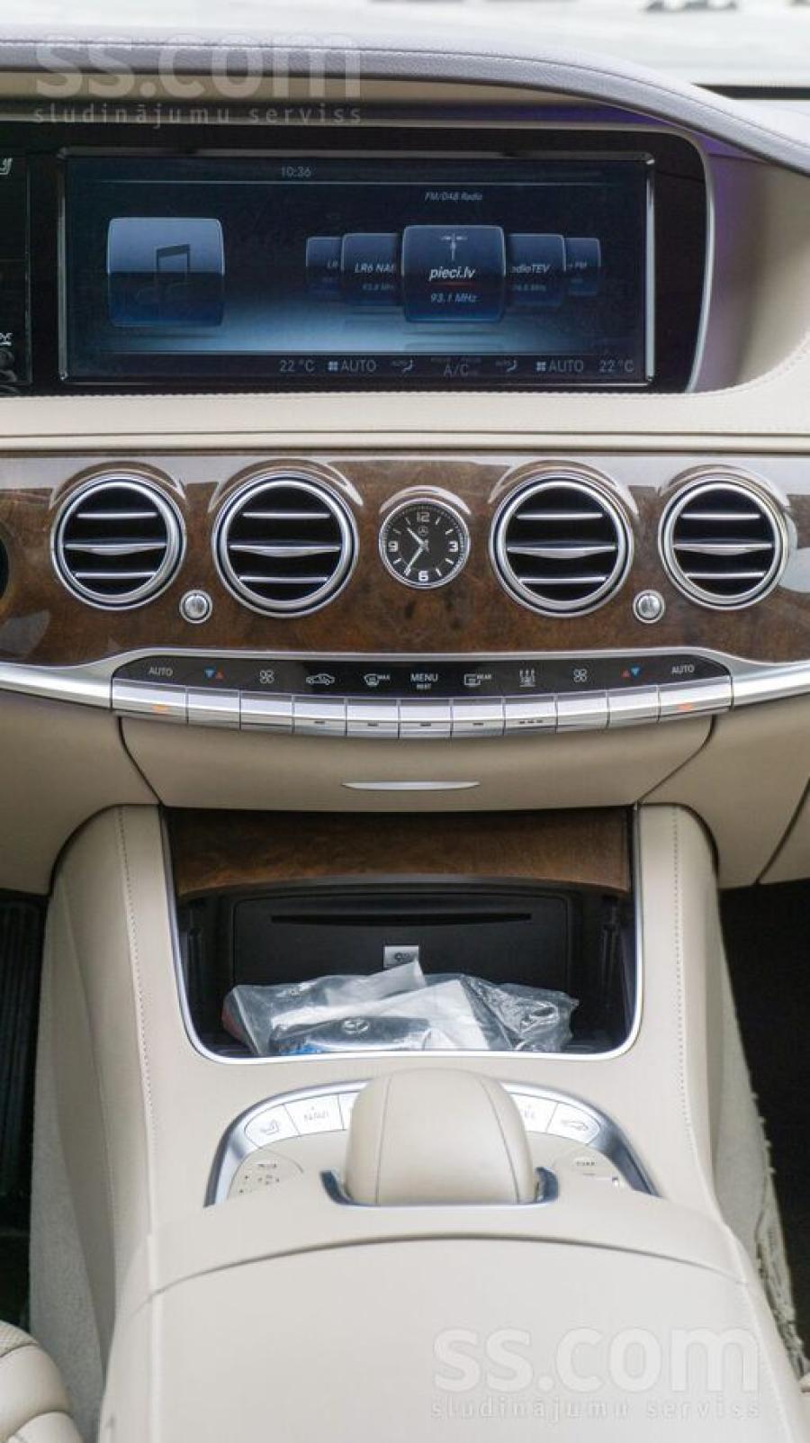 Pelēks Mercedes-Benz S 350 2014 Rīga, ar dzinēja tilpumu 3.00 L un nobraukumu 276 tūkst. km par 21590 €, foto 13 vietnē AUTOMOTO.COM.LV