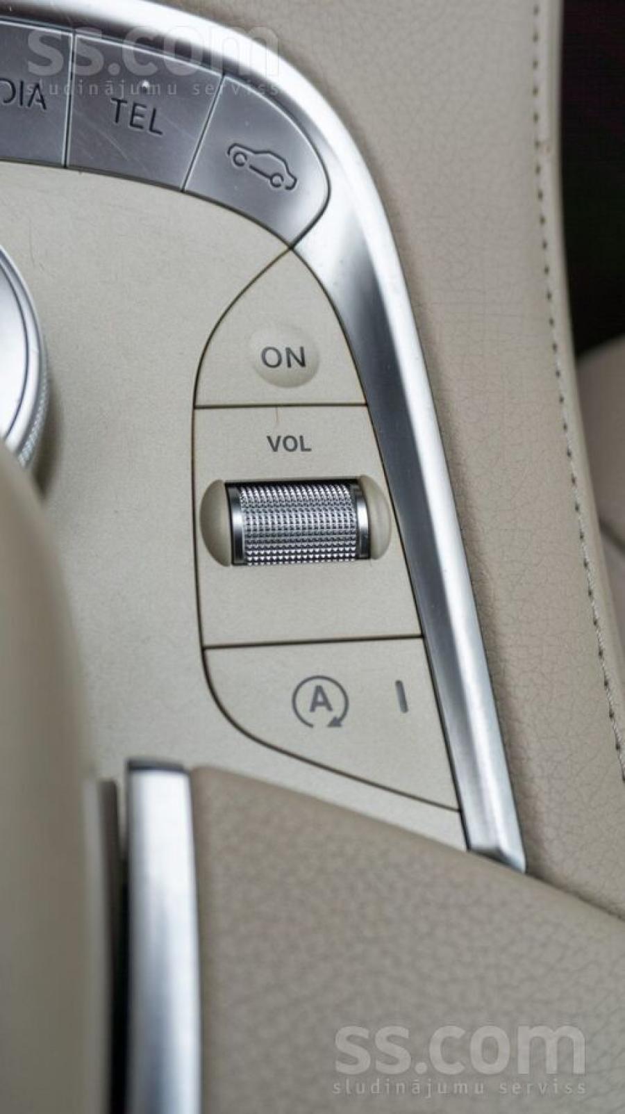 Pelēks Mercedes-Benz S 350 2014 Rīga, ar dzinēja tilpumu 3.00 L un nobraukumu 276 tūkst. km par 21590 €, foto 17 vietnē AUTOMOTO.COM.LV