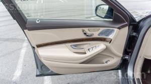 Pelēks Mercedes-Benz S 350 2014 Rīga, ar dzinēja tilpumu 3.00 L un nobraukumu 276 tūkst. km par 21590 €, foto 23 vietnē AUTOMOTO.COM.LV