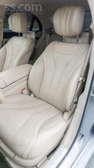 Pelēks Mercedes-Benz S 350 2014 Rīga, ar dzinēja tilpumu 3.00 L un nobraukumu 276 tūkst. km par 21590 €, foto 26 vietnē AUTOMOTO.COM.LV