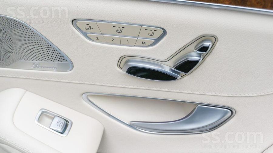 Pelēks Mercedes-Benz S 350 2014 Rīga, ar dzinēja tilpumu 3.00 L un nobraukumu 276 tūkst. km par 21590 €, foto 32 vietnē AUTOMOTO.COM.LV