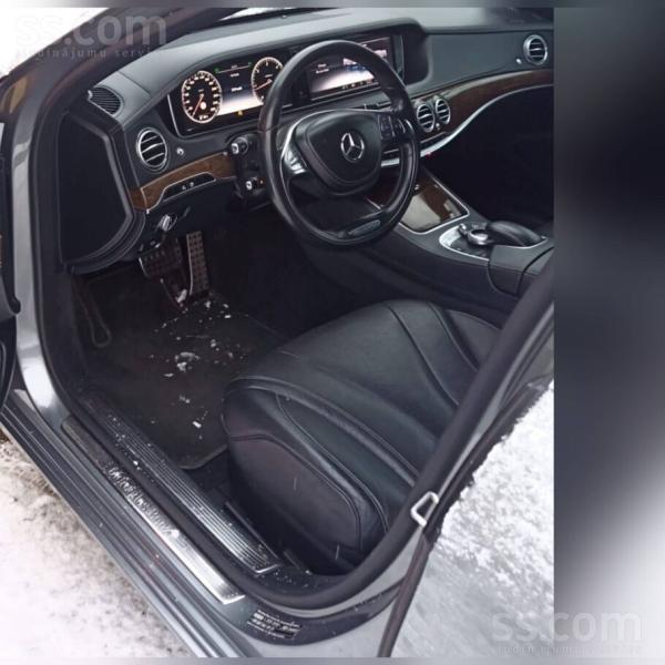Pelēks Mercedes-Benz S 350 2015 Daugavpils, ar dzinēja tilpumu 3.00 L un nobraukumu 0 tūkst. km par 20000 €, foto 3 vietnē AUTOMOTO.COM.LV