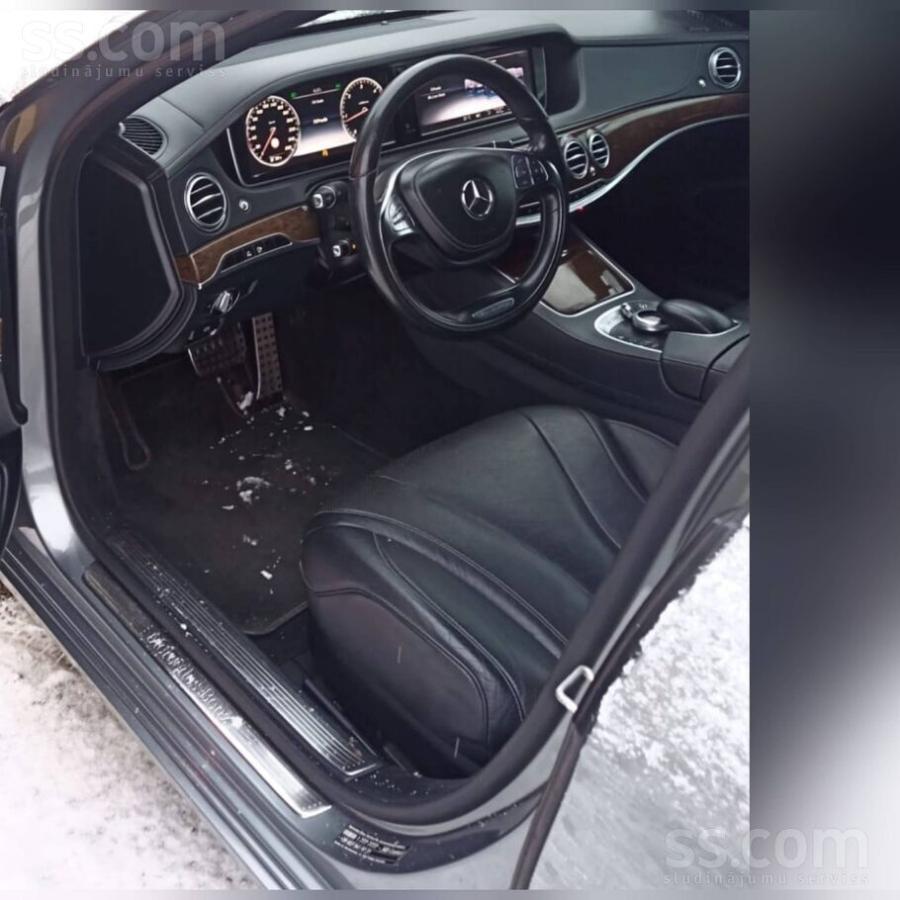 Pelēks Mercedes-Benz S 350 2015 Daugavpils, ar dzinēja tilpumu 3.00 L un nobraukumu 0 tūkst. km par 20000 €, foto 3 vietnē AUTOMOTO.COM.LV