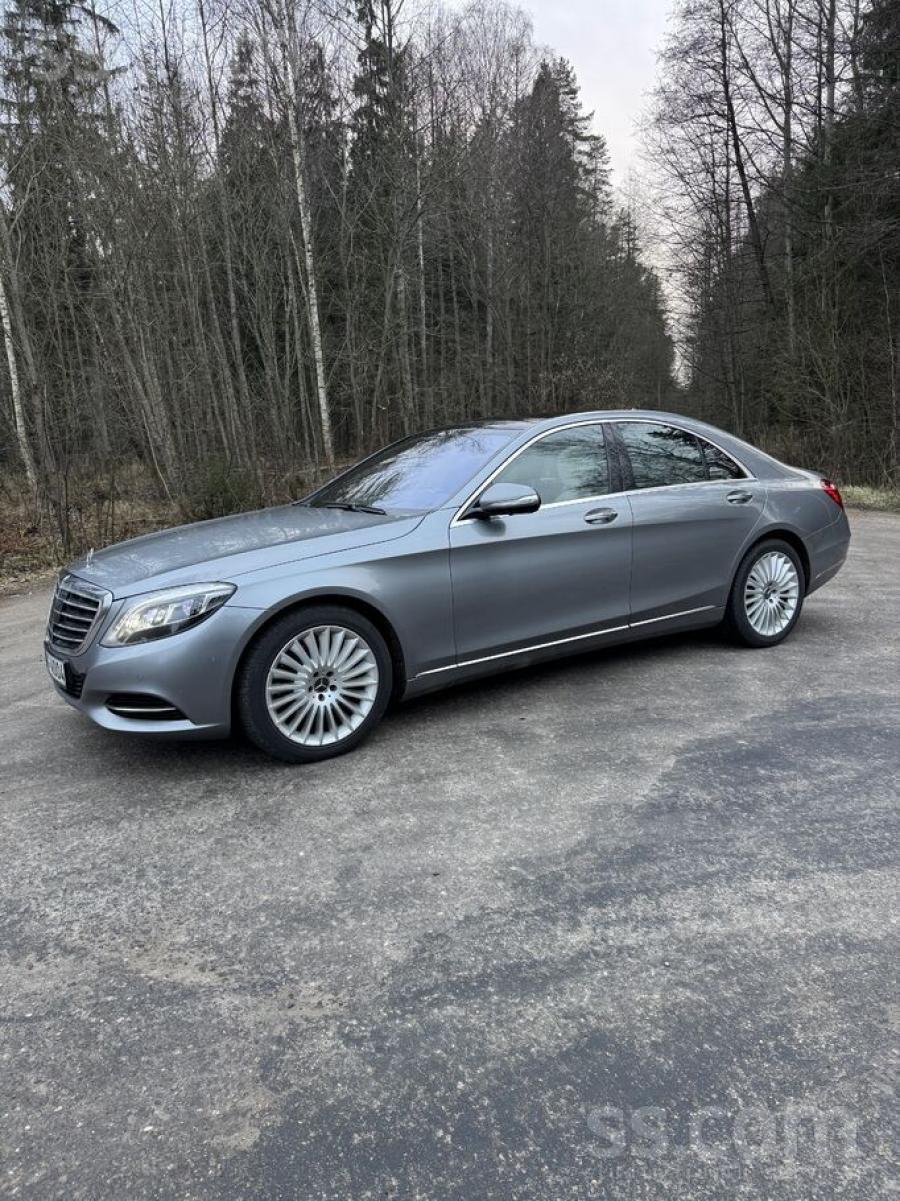 Pelēks Mercedes-Benz S 350 2015 Rīga, ar dzinēja tilpumu 3.00 L un nobraukumu 299 tūkst. km par 20500 €, foto 1 vietnē AUTOMOTO.COM.LV